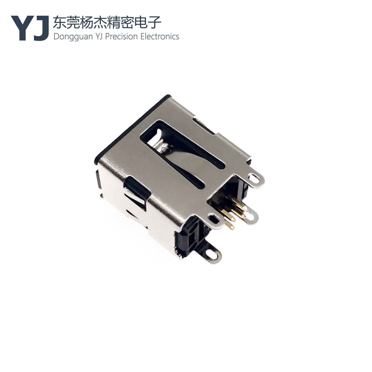 Horizontal connector 4p YJ HSL RJ45 Black Code A Products from Dongguan ...
