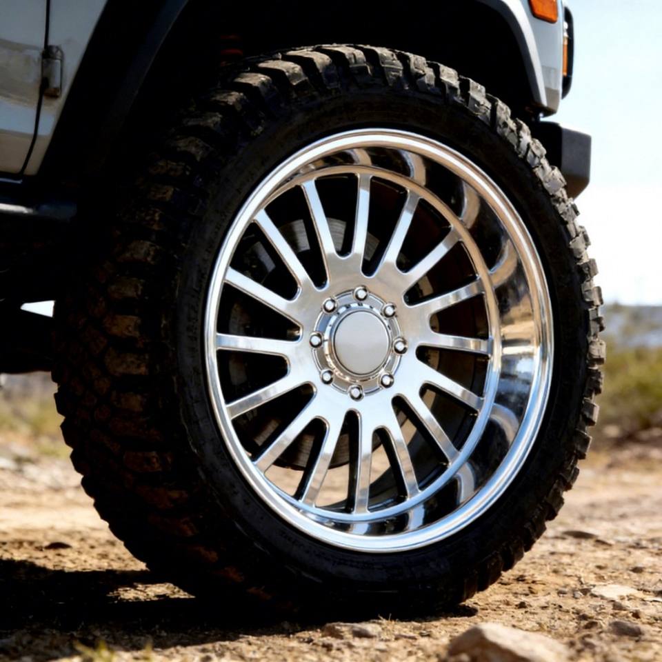 Polished Deep-Lip KG1 Victor Chrome-Plated Forged Mesh Design Wheels 20 ...