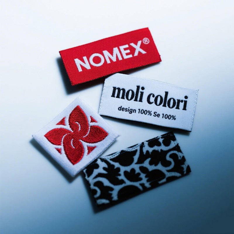 Custom Woven Care Labels for Garments Wash Instruction Tags Satin ...
