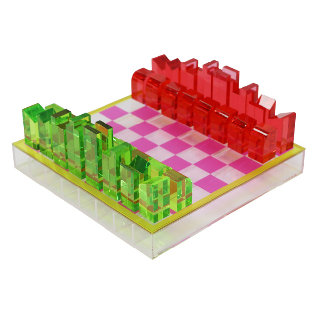 Luxury Decorative Chess Acrylic Chess Set Lucite Board Game Sets ...