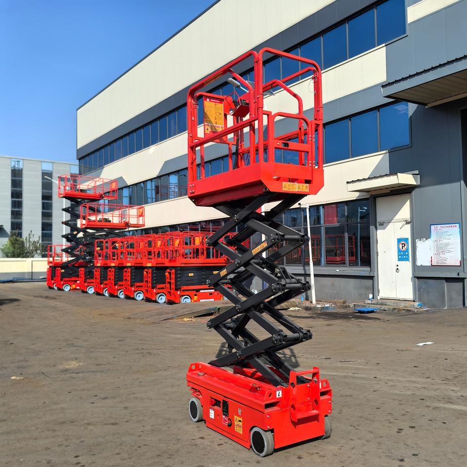 Rugged Terrain Self-propelled Tracked Scissor Lift, Mobile Hydraulic Lifting Scaffolding Work ...