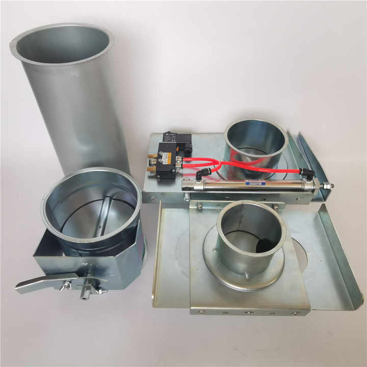 Dust Collector Pneumatic Control Valve Automatic Damper 160mm OEM