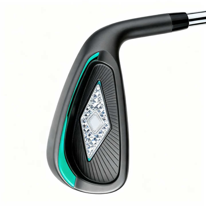 OEM ODM Customizable Diamond Pattern Black Teal Golf Club Right-Handed ...