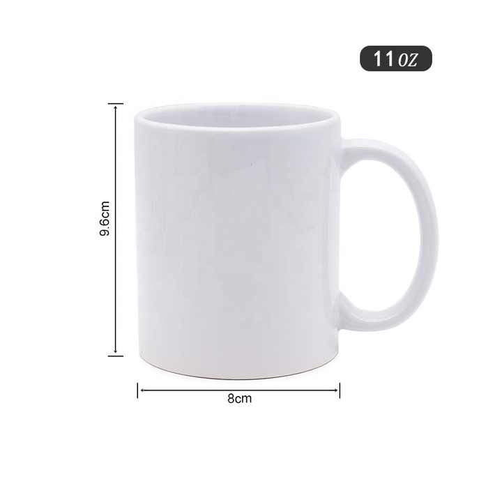 Personalised 11oz Porcelain Ceramic Mugs - Perfect for Sublimation