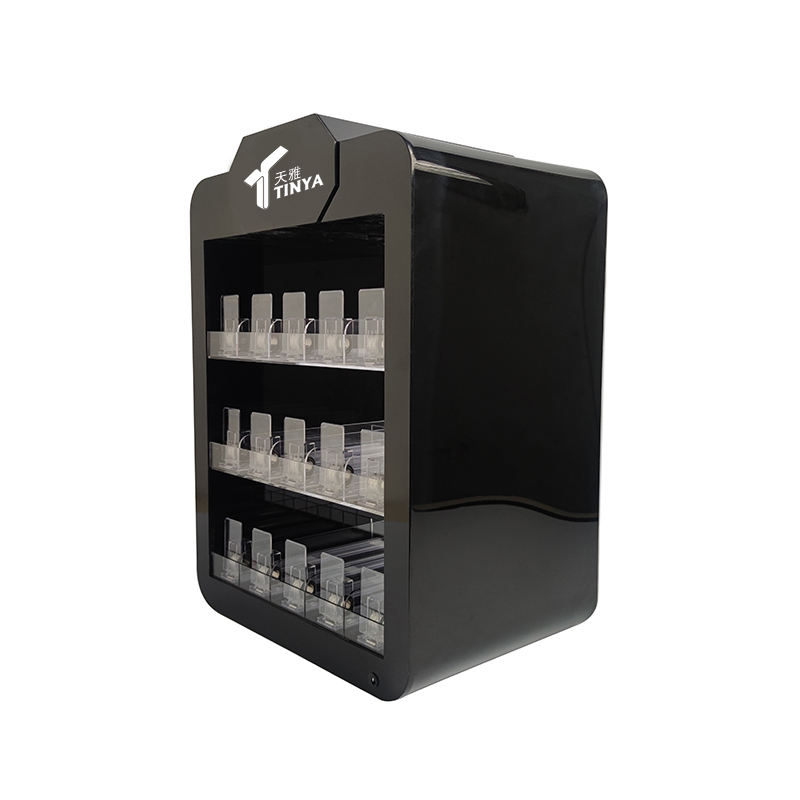 Custom Size Brands Eyelash Cosmetic Display Case Cabinet