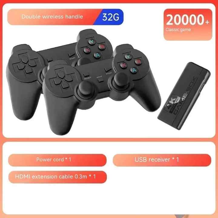 2024 K9 Classic Retro Video Game Console - 4k & 20000 Games