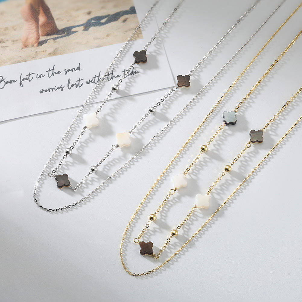 How to Choose the Best Necklace Pendant with Mother of Pearl Clover in ...