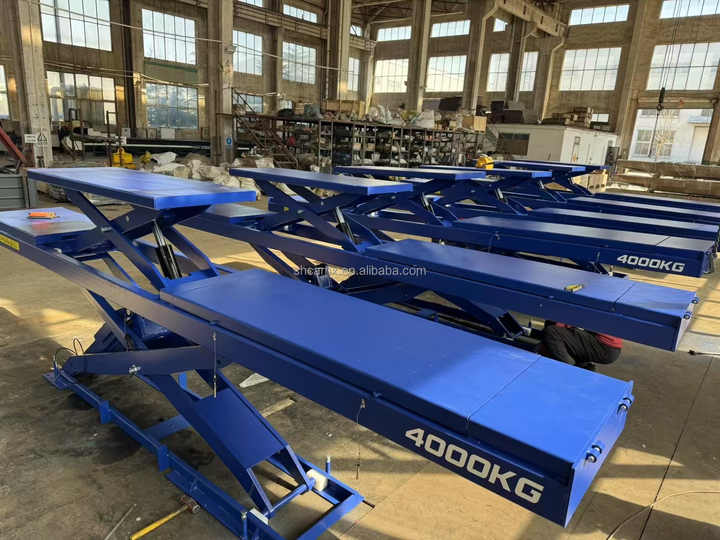 CE Certified Safe 4T 1.8M in Ground Alignment Two-Step Car Lift ...