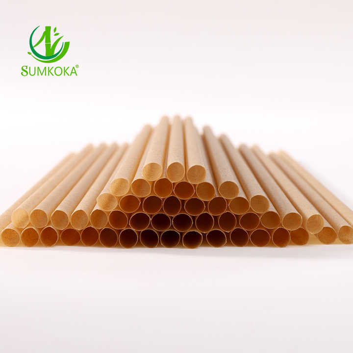 2023 Individual Wrapped Sugarcane Bagasse Straw Compostable ...