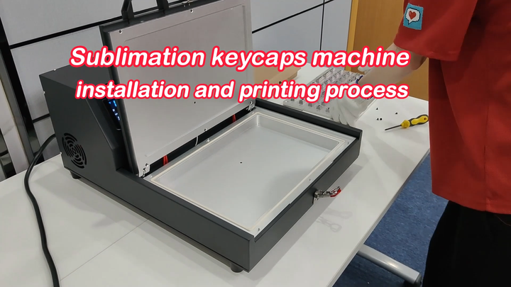 Prosub PBT Keycaps Dye Sublimation Machine - 108 Keys Heat Press for 3D ...