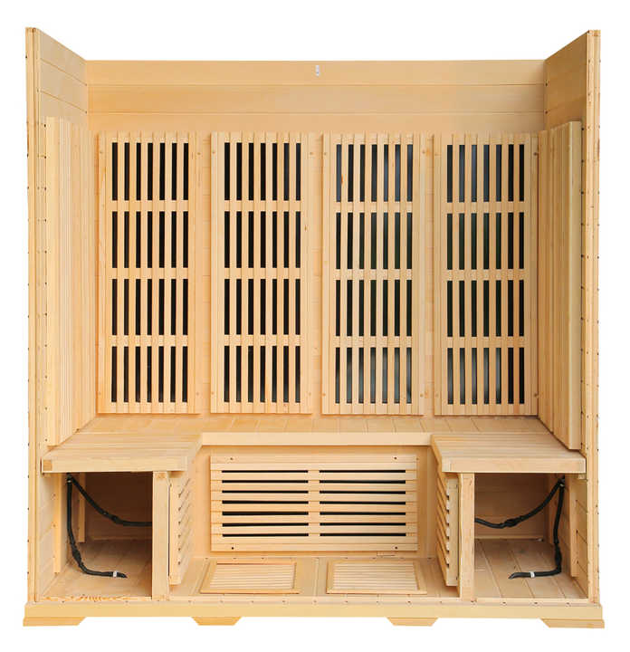 Luxury Wifi Controlled Solid Wood Far Infrared Dry Indoor 4 Person ...