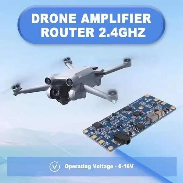 New 2.4Ghz 4W Signal Booster Antenna Range Extender for Drone UAV ...