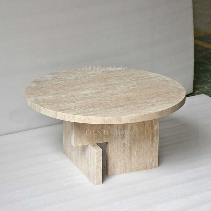 Modern Luxury Blue Transparent Side Table - Resin Coffee Table