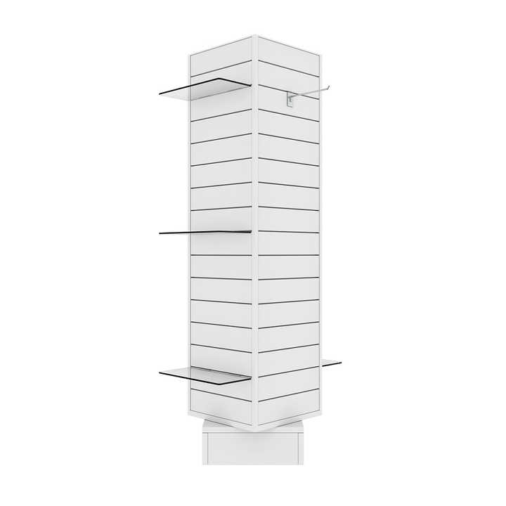 Custom Melamine White Wood Gondola Stands for Retail