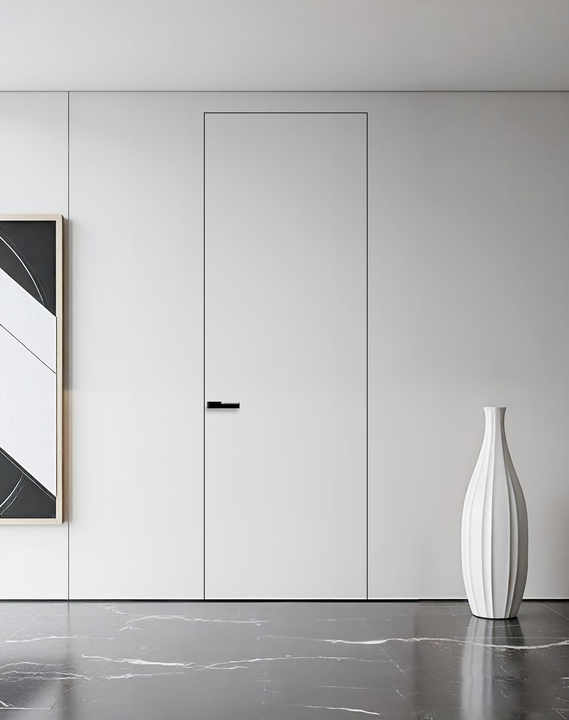 Luxseal Frameless Modern Invisible Hidden Interior Door - Customizable ODM