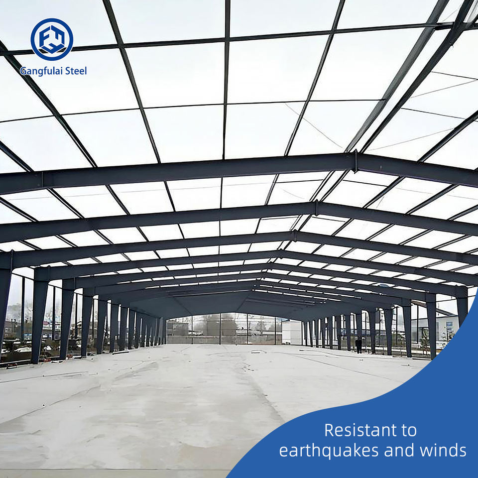 Steel Structure Sandwich Panels Warehouse Metal Workshop Prefabricated ...
