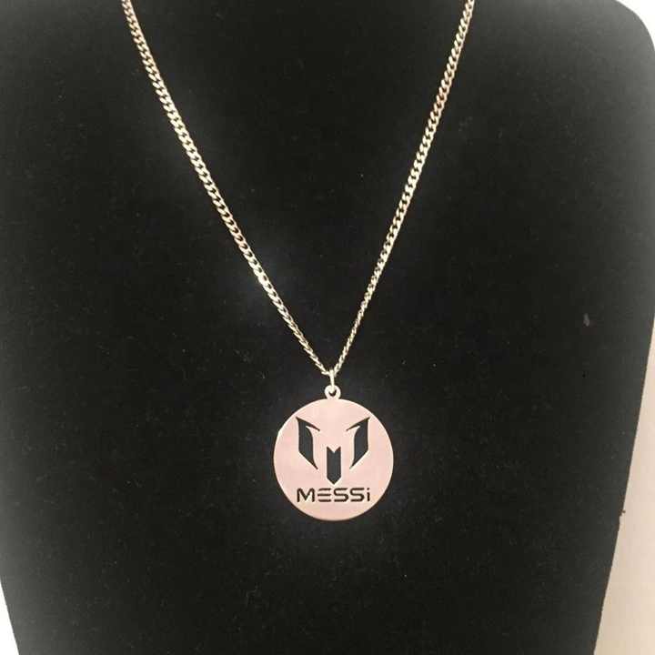 Lionel Messi Barca Logo Football Fashion Messi Jewelry Stainless Steel ...