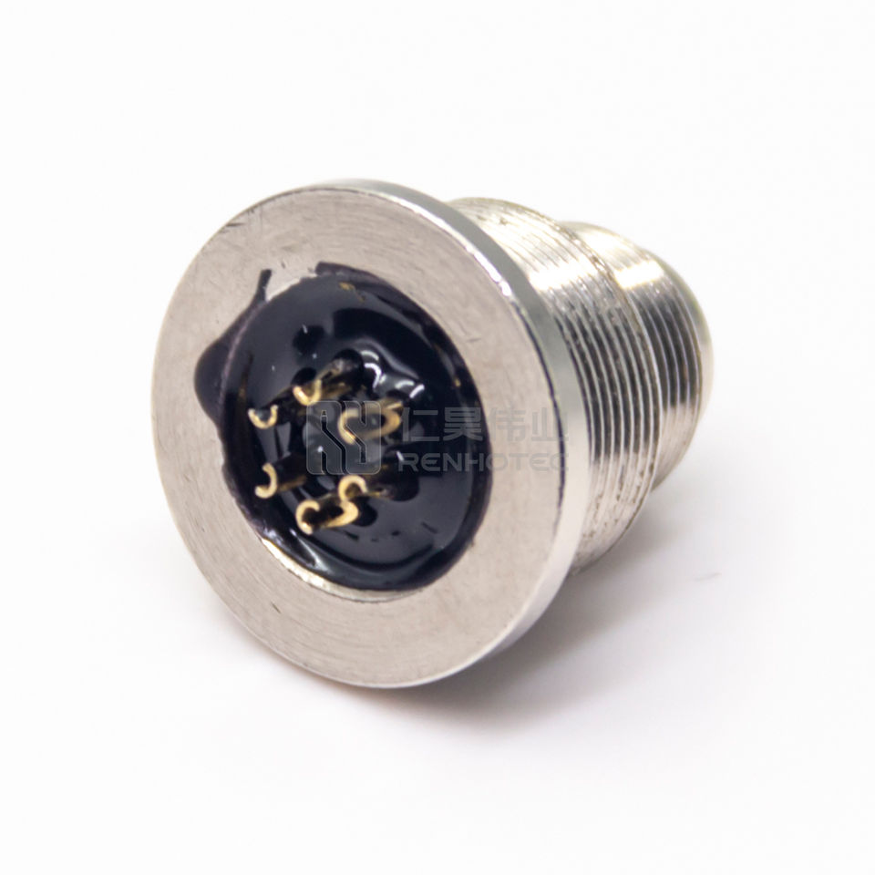 M9 Male 8 Pin Connector IP67 Waterproof - Reliable Field Wiring