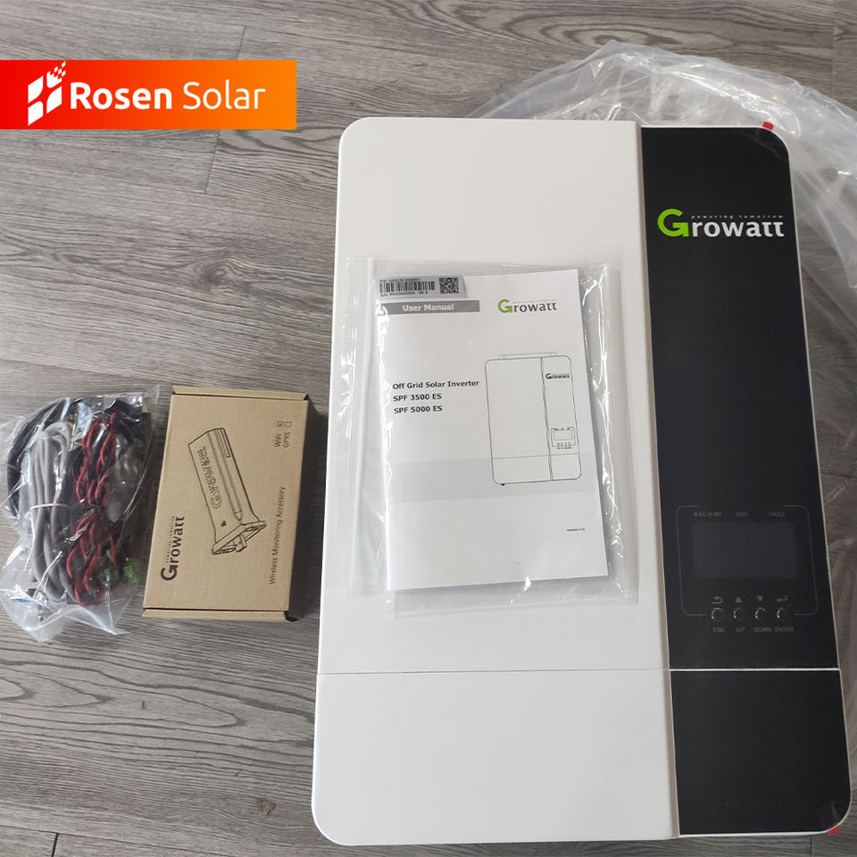 Growatt SPF 5000 Hybrid Inverter - 5kw Solar Power Solution