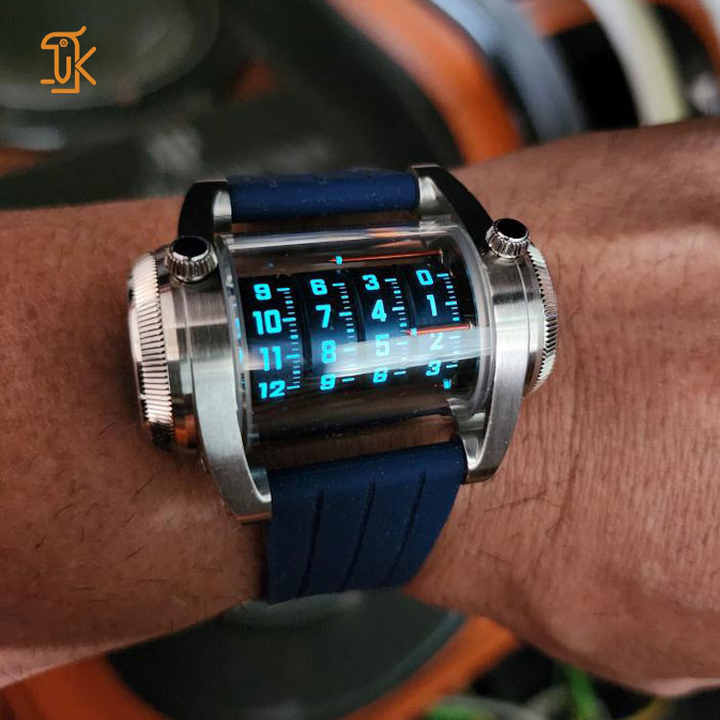 SANYIN Watch Making OEM Cylinder Dial Mechanical Watch Luxury