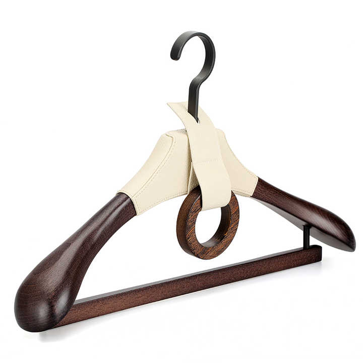 Lindon Luxury Wooden Suit Hangers - Customizable & Durable
