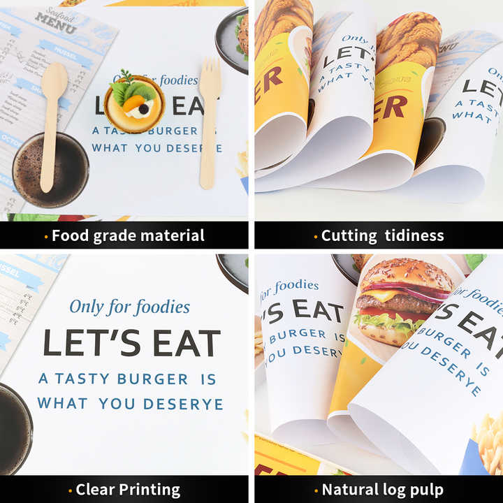 Customized Greaseproof Paper for Food Digital Printing