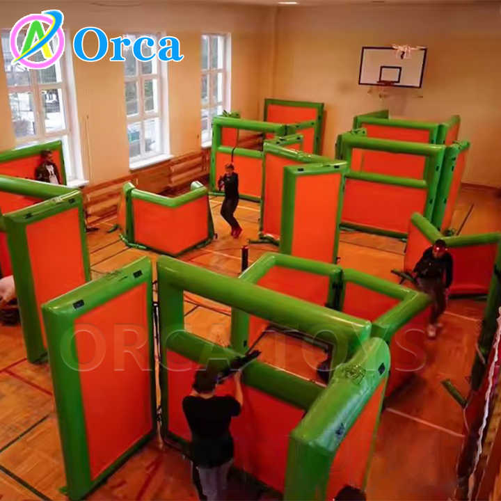Inflatable Archery Range Paintballs Shooting Bunker Field Indoor with ...