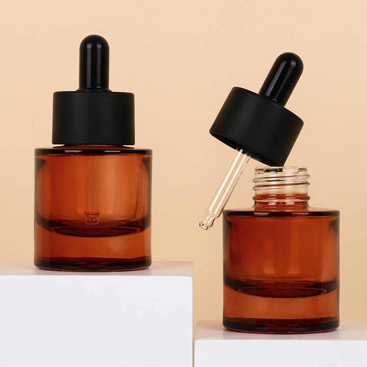 Fast Shipping Fancy Cosmetic Dropper Bottle 30ml Thick Bottom Essence ...