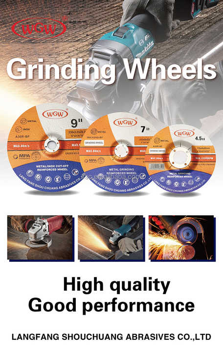 Abrasive Grinding Wheel 4.5inch Grinding Disc Faster Grinding Rates MPA ...