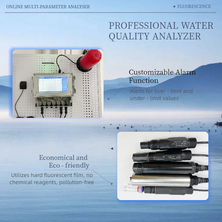 Online IOT Water Analysis Device Shrimp Farming Sensor PH NH4+ DO EC ...