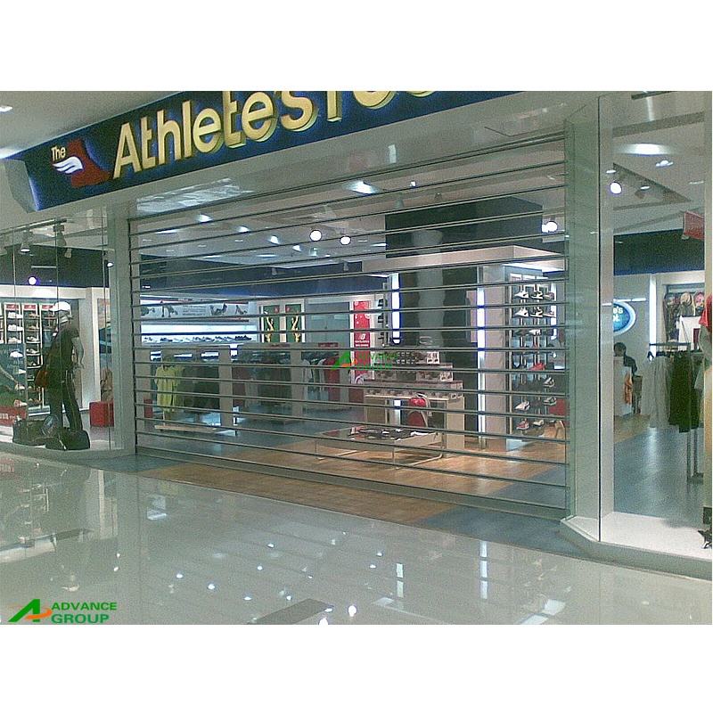 Transparent Roller Shutter Grille Door for Display Windows Security ...