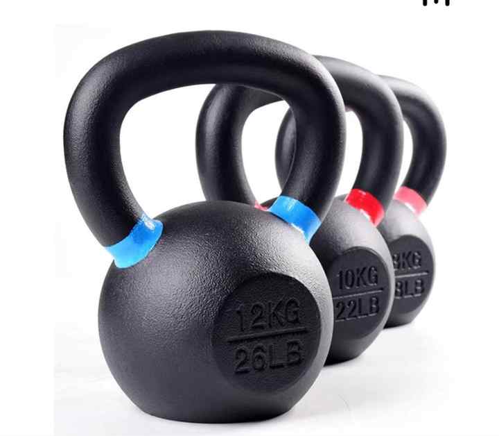 Custom Cast Iron Competition Kettlebell Set Powder Coated for Body ...