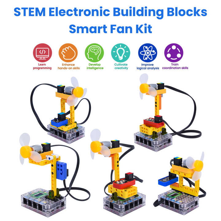 Smart Fan Kit - STEM Education with Electronic Building Blocks