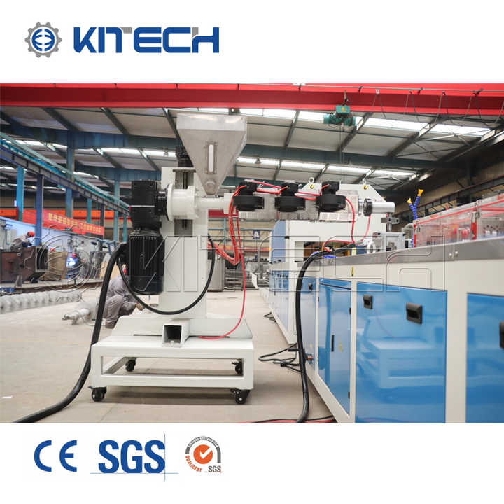 PVC WPC Decoration Wall Panel Hollow Board Extrusion Line UPVC Pinch ...