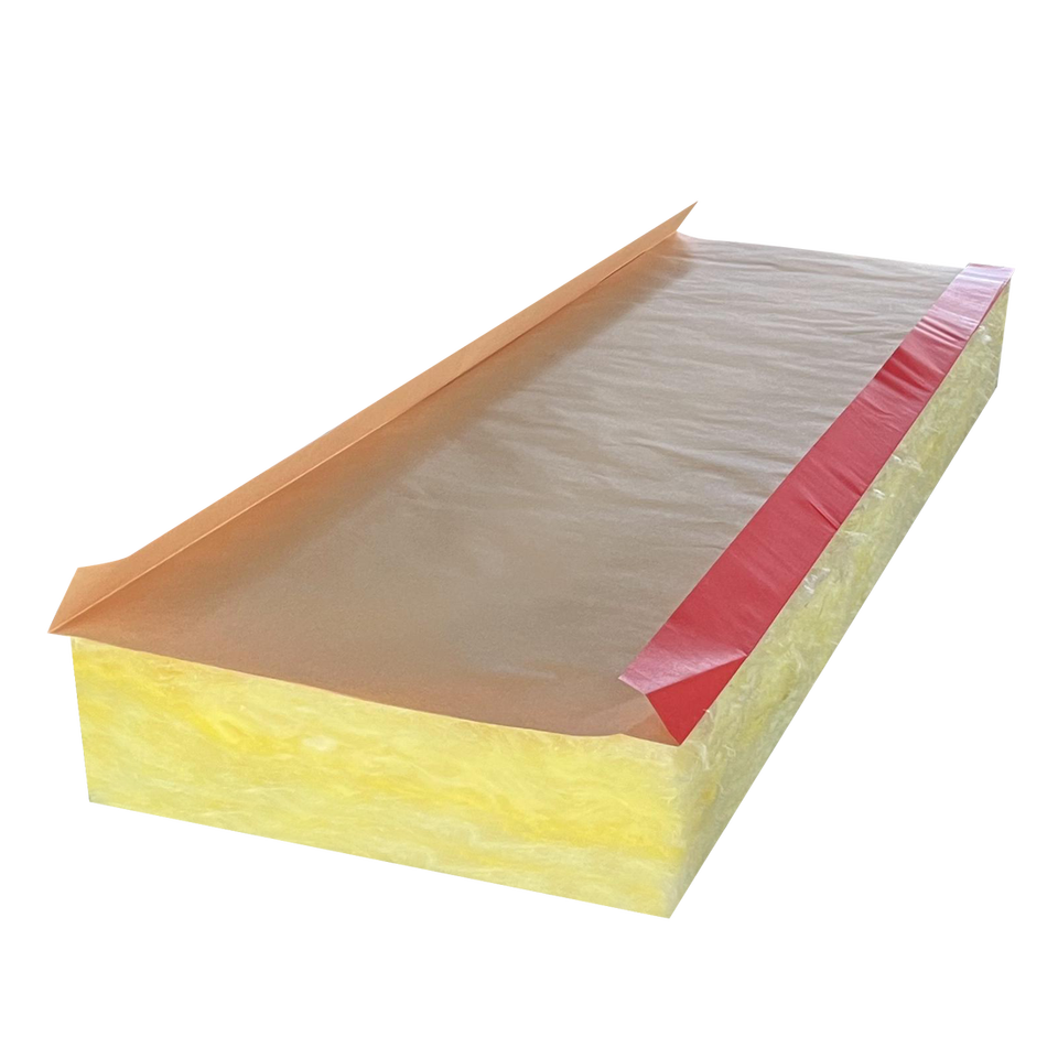 Glass Wool Insulation Batt Kraft Paper Facing Factory Customizable for ...