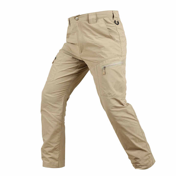 Solid Color Men's Waterproof Quick-drying Cargo Pants IX7 Style ...