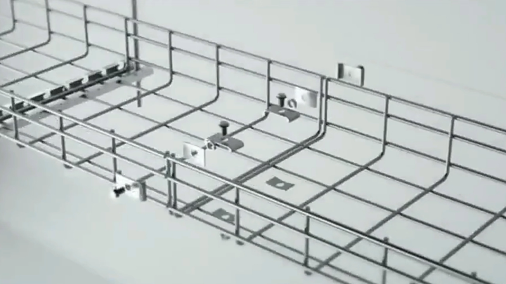 Corner Strength Bar Of Wire Mesh Cable Tray For Vertical Connection ...
