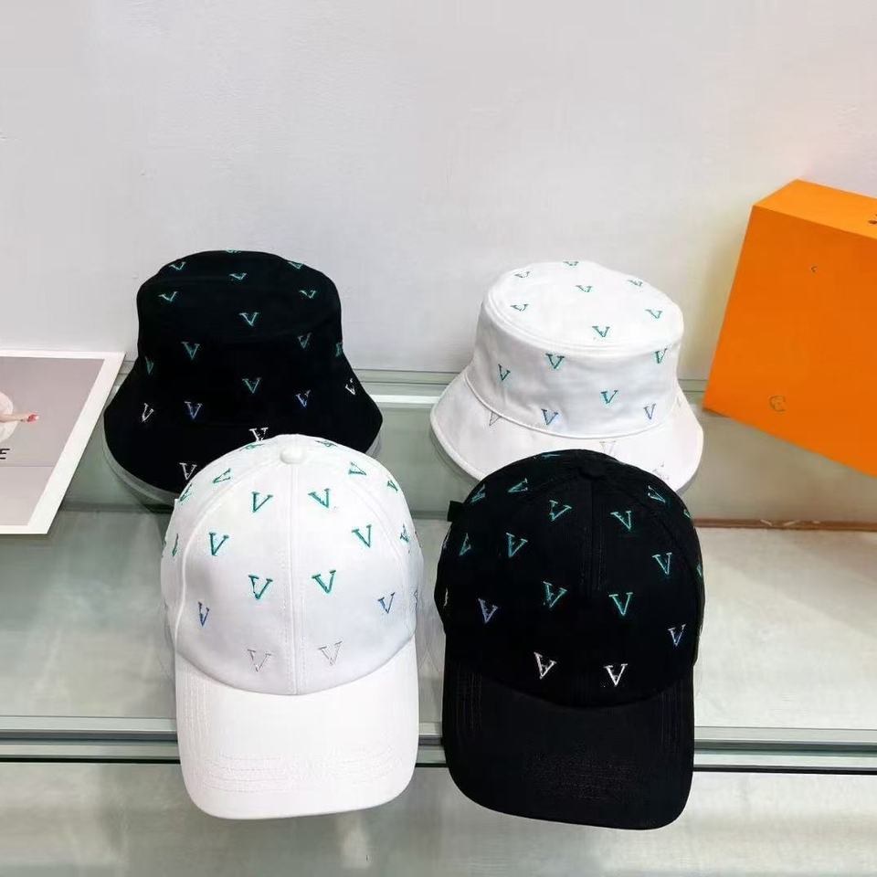 Brand Fashionable Double-Sided 6-Panel Sun Hat for Men Women Soft 100% ...