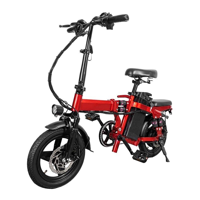 400W 48V Electric Folding Motor Bicycle Aluminum Alloy Frame with ...
