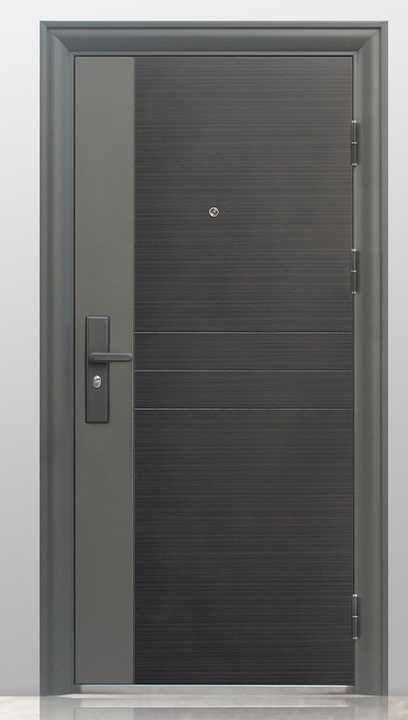 Modern Style Exterior Security Metal Anti Thief Steel Doors