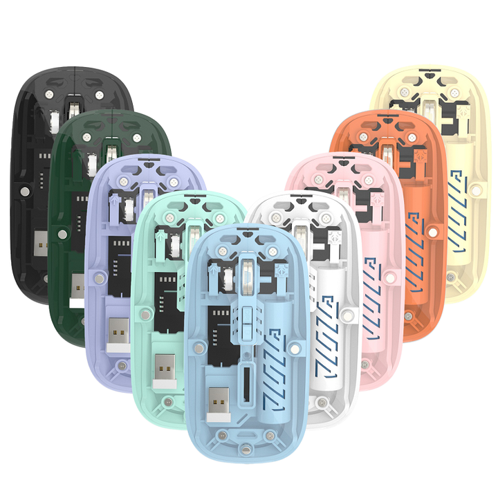 Rechargeable Bluetooth Mouse with RGB Backlight & Silent Switch