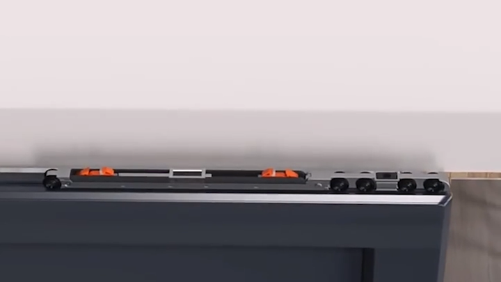 Hidden Track Design Sliding Door Buffer Damper System