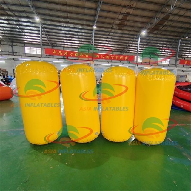 Inflatable Float Trigonal Cylinder Tetragonal PVC Swim Buoy Pyramid ...