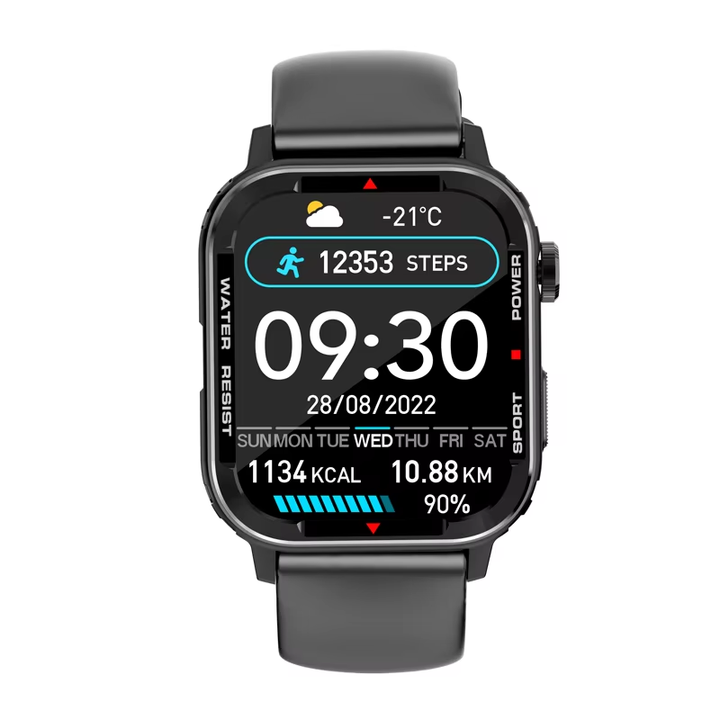Neue Outdoor Fitness Smartwatch G96 Smartwatch Quadratischer Bildschirm ...