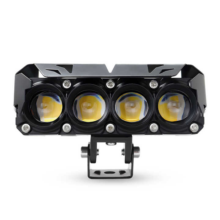 JHS 4Lens Mini Led Driving Light Spotlights White Yellow Headlights Bar ...