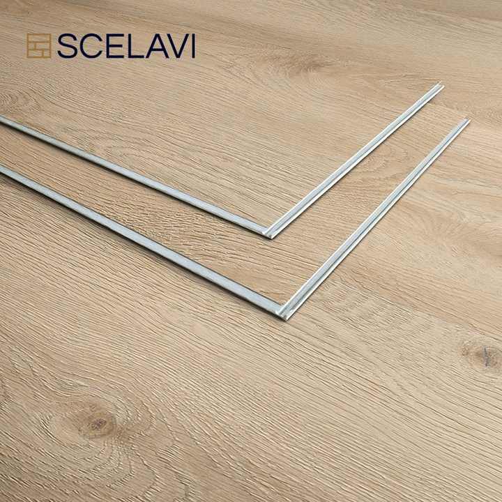 Customized Luxury SPC Vinyl Floor 4mm Thick Rigid Core Click Lock Plank ...