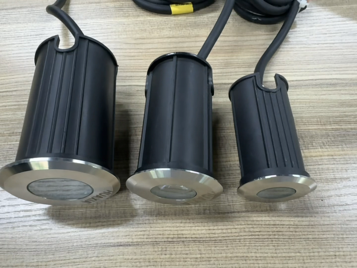 IP68 3W LED Recessed Pond Lights Stainless Steel 304SS Warm White 12V ...