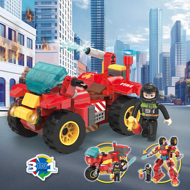 COGO Funny 280 PCS Building Blocks Toys Plastic Creative Vehicle ...