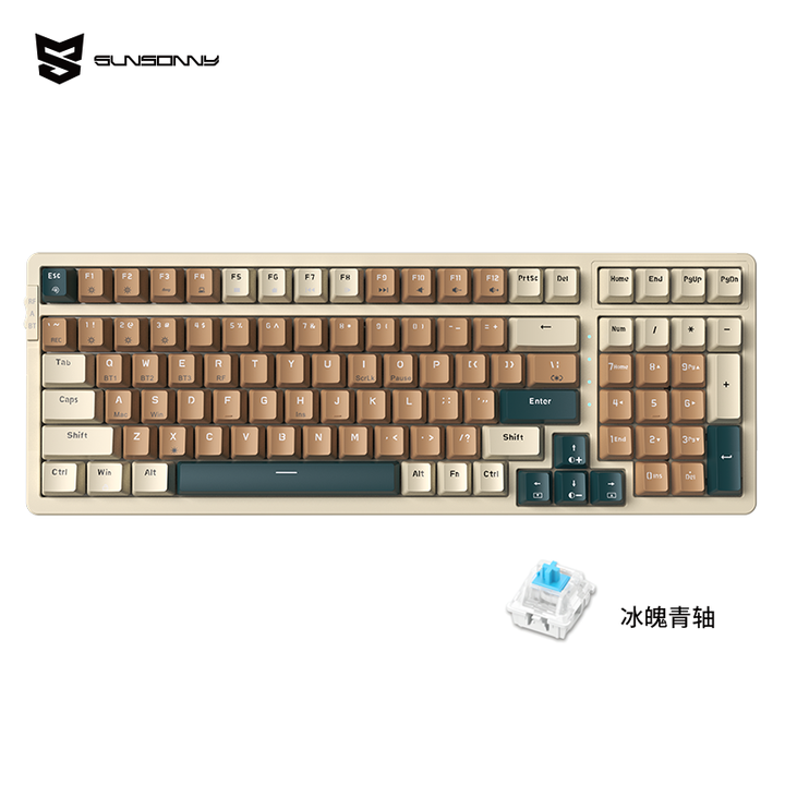 Sunsonny Three Mode Wireless Gaming Mechanical Keyboard| Alibaba.com