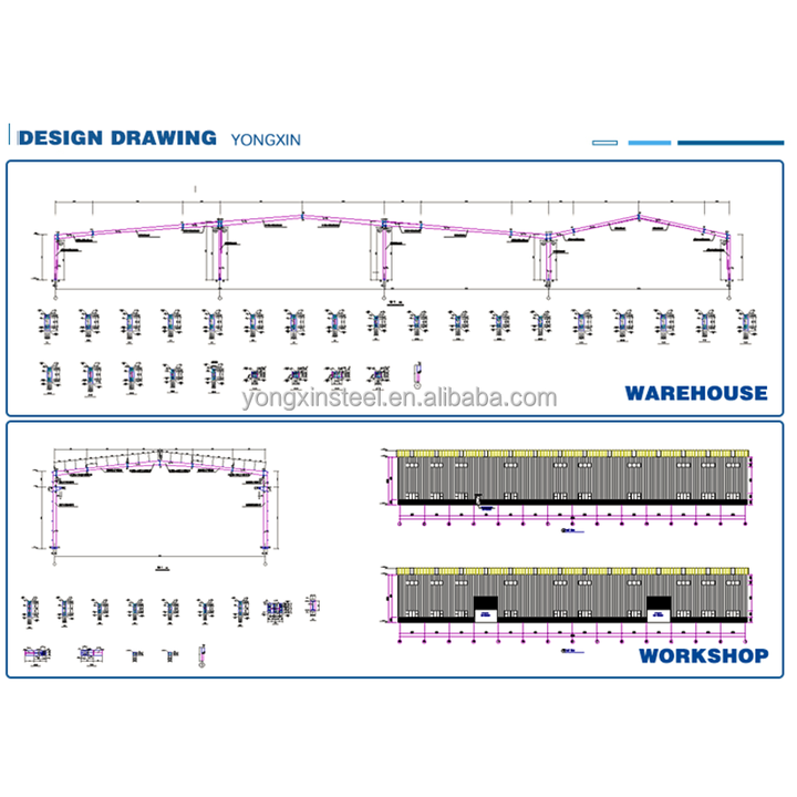 High Quality Large Span Metal Building - YONGXIN Steel Structures